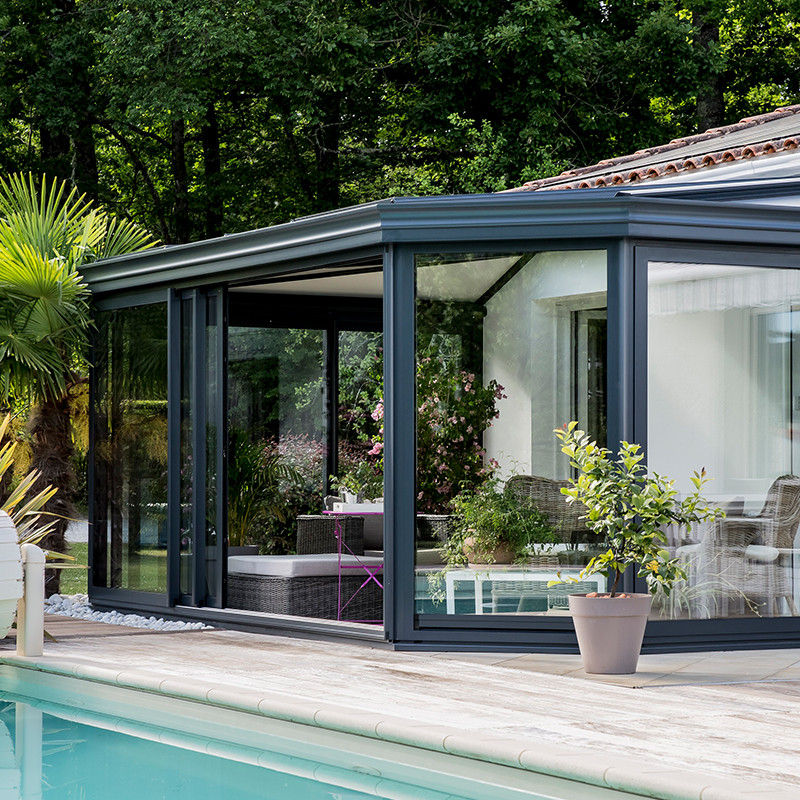Véranda en kit aluminium VÉSUVIA