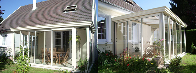 Véranda aluminium en kit prête à poser à petit prix